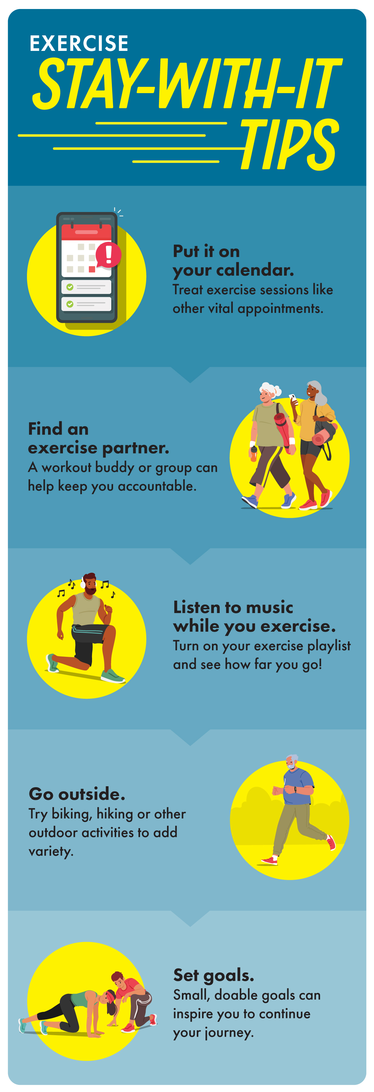 5 ways to stick with exercise | Val Verde Regional Medical Center